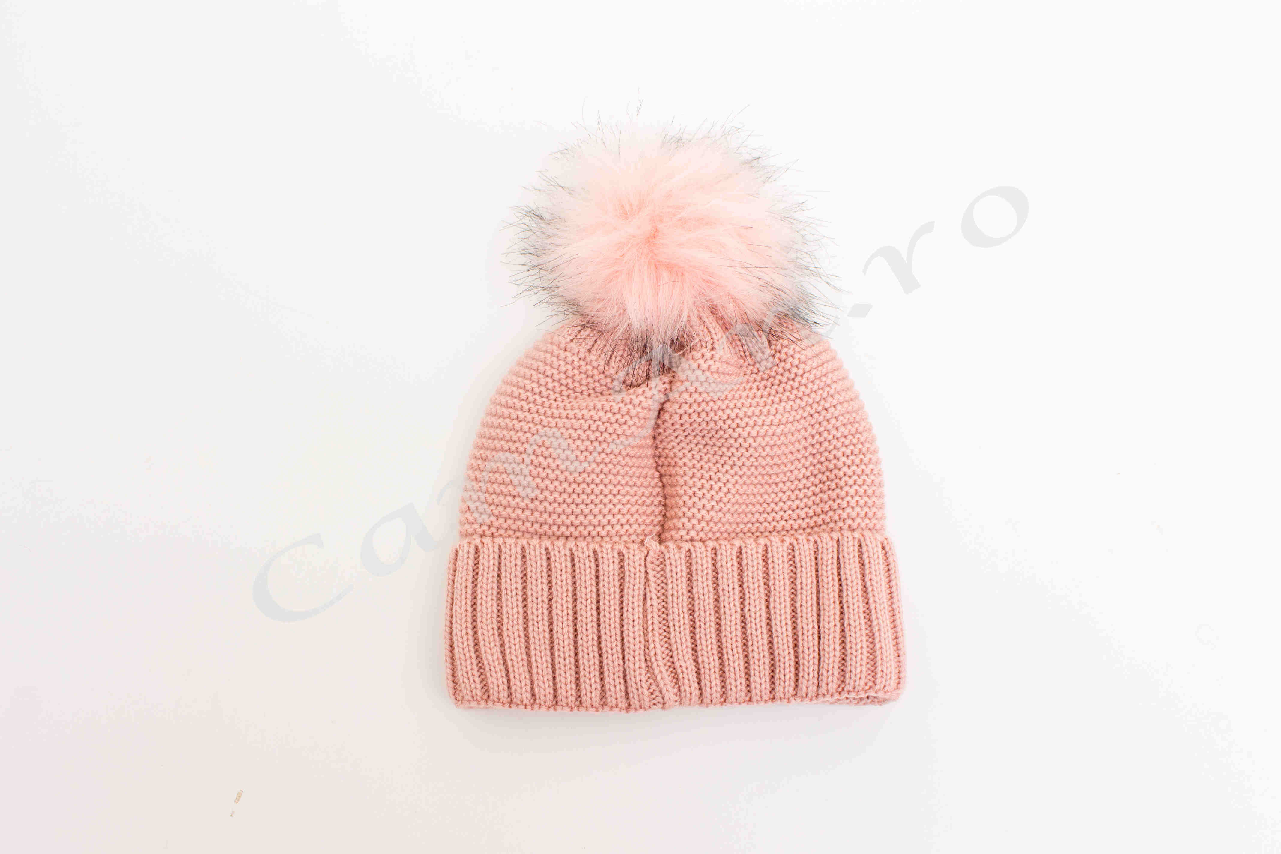 Set Tricotat Caciula + Fular Cu Mot Pentru Copii – F66 | Magazin Online ...